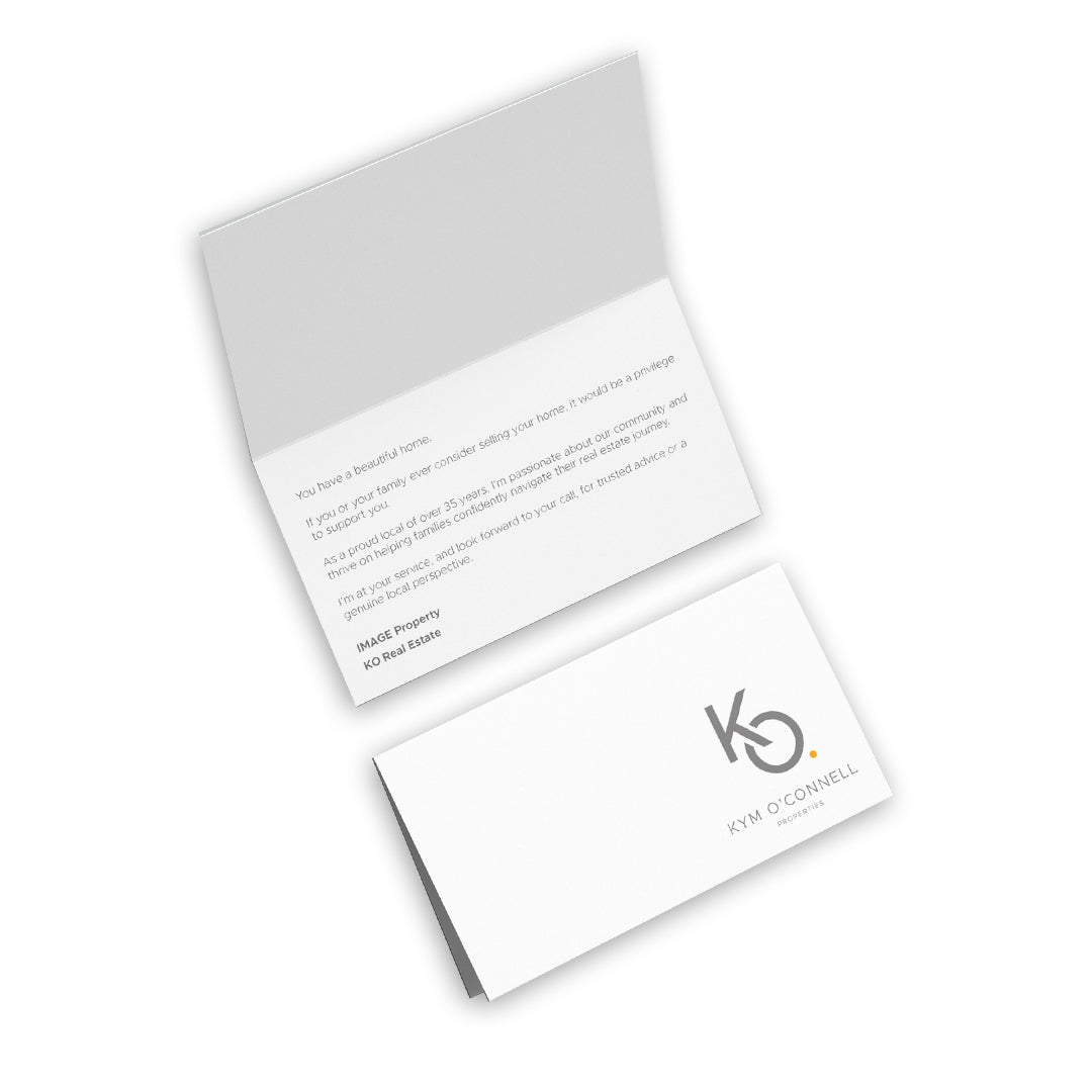 Call Me Cards A5 Folded to A6 - Image Property – Designline